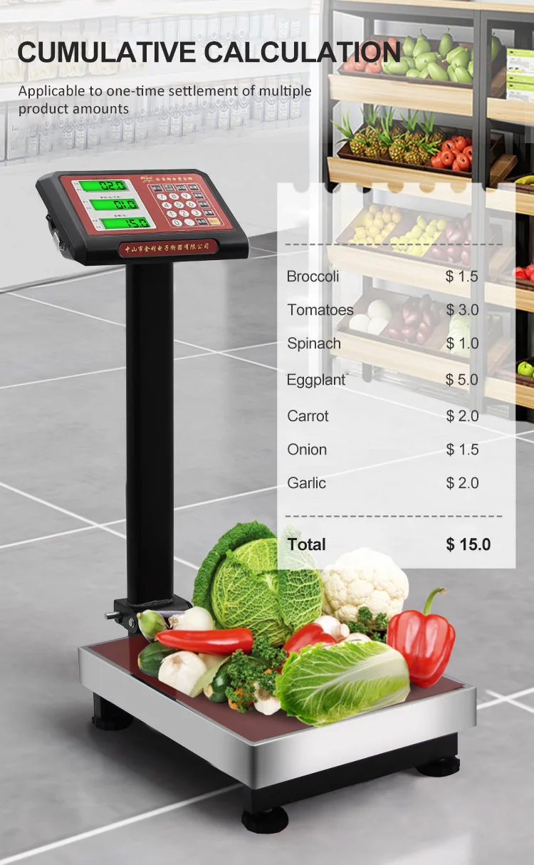 Foldable Bench Scale 150KG TCS Industrial Waterproof Digital