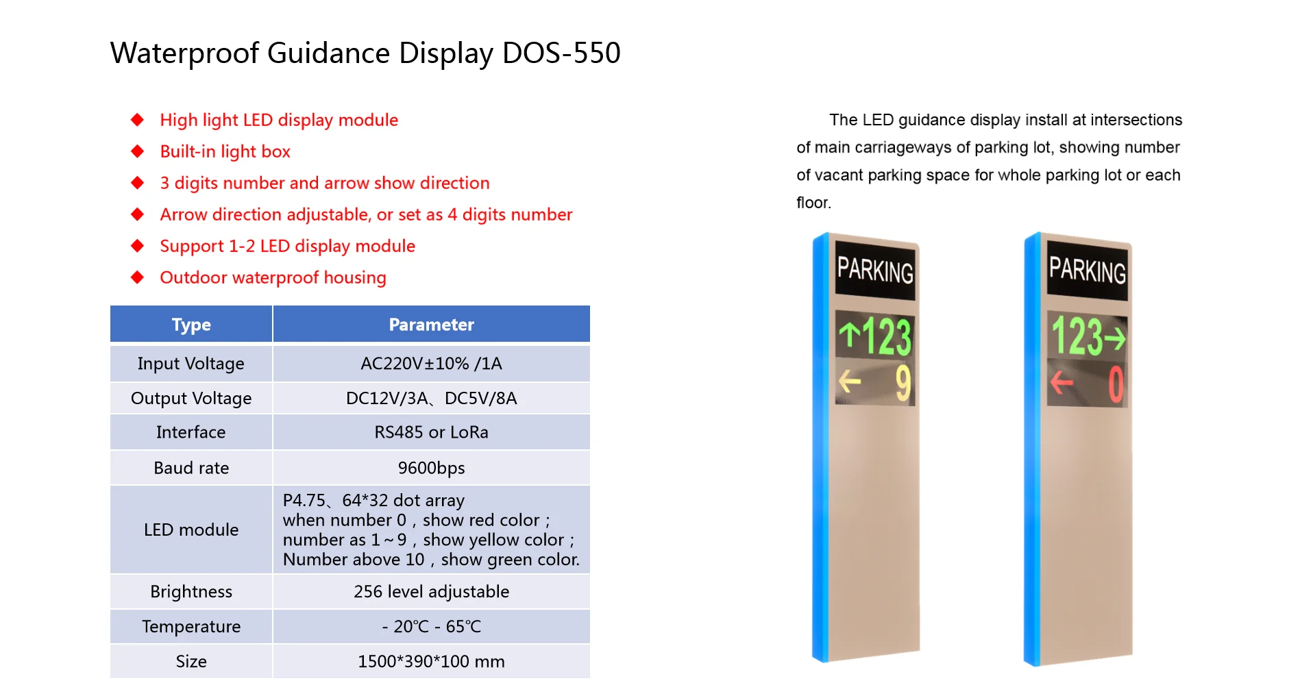 Factory Direct Price Outdoor Detector Vehicle Guidance System Lots ...