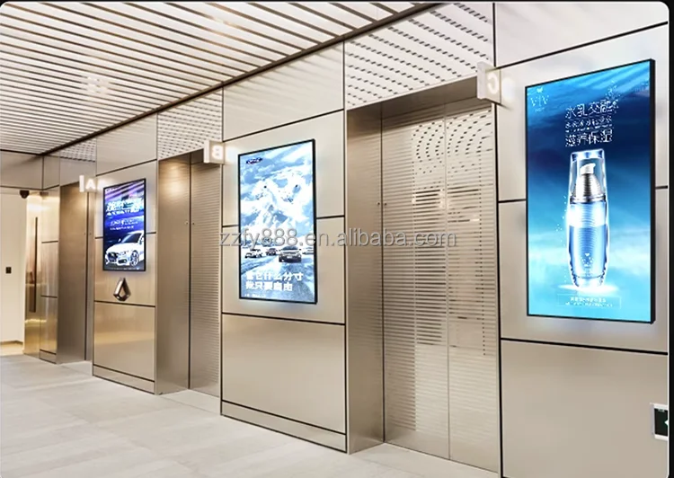 LED Advertising Light Box with Tempered Glass & Aluminum Frame