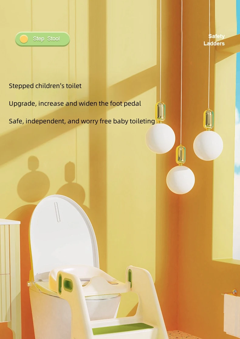 Home Baby Toilet Ladder Toilet Assist Frame Foldable And Adjustable ...