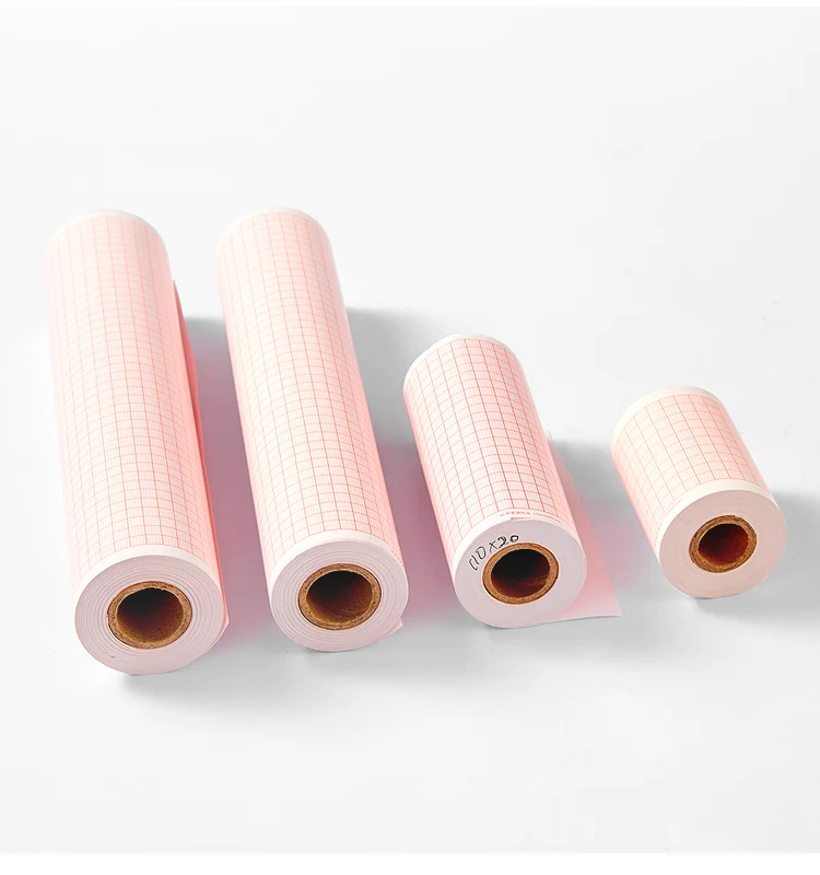 Customized ECG Paper Ecg Paper Rolls 210mm 80mm Ecg Thermal Paper Roll ...