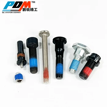 Antiloose Locked Screws Carbon Steel Thread Locking Screw With Nylon ...