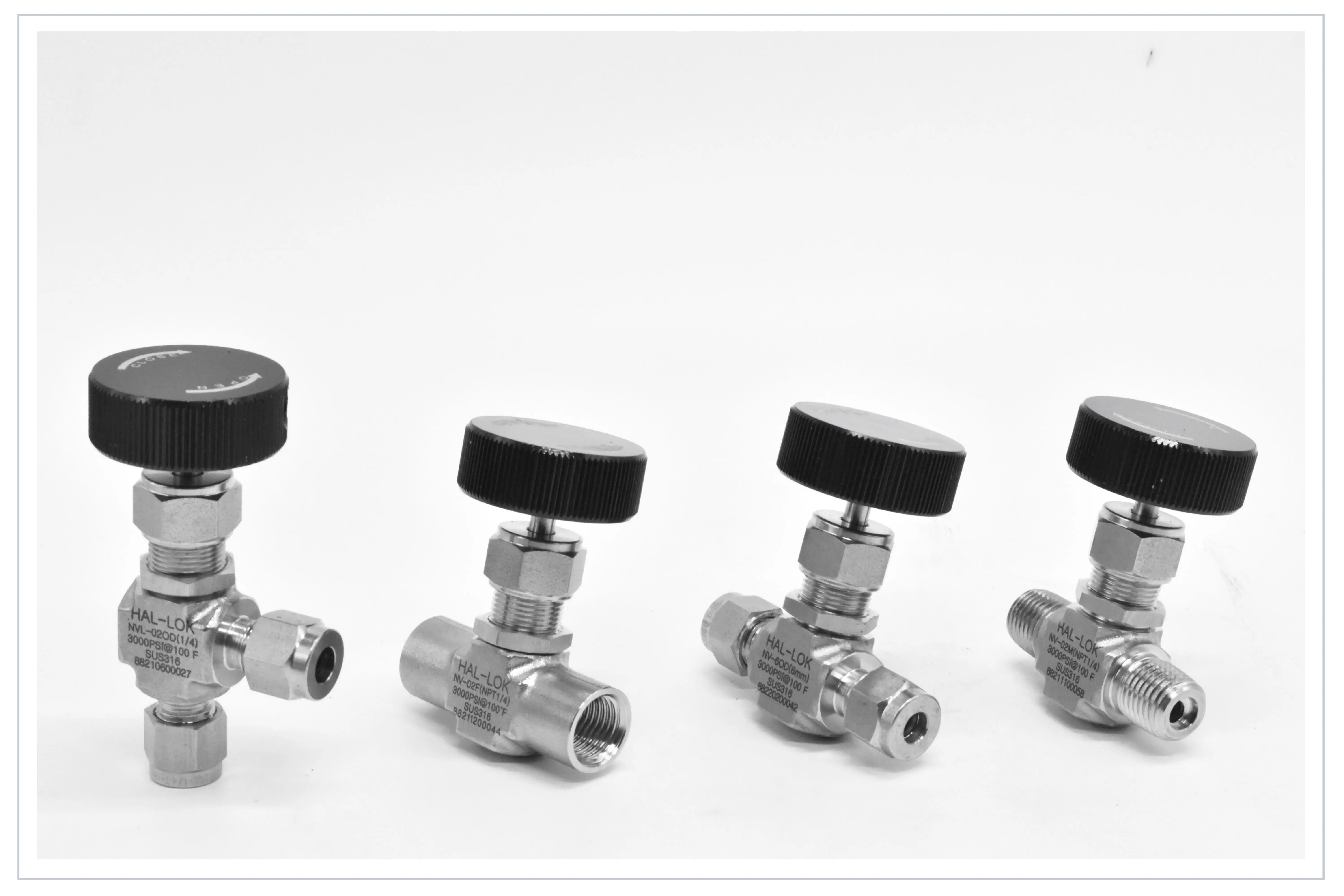 Mini 316 Stainless Steel 1/4" Ss316 Panel Mounting Forged Integral ...