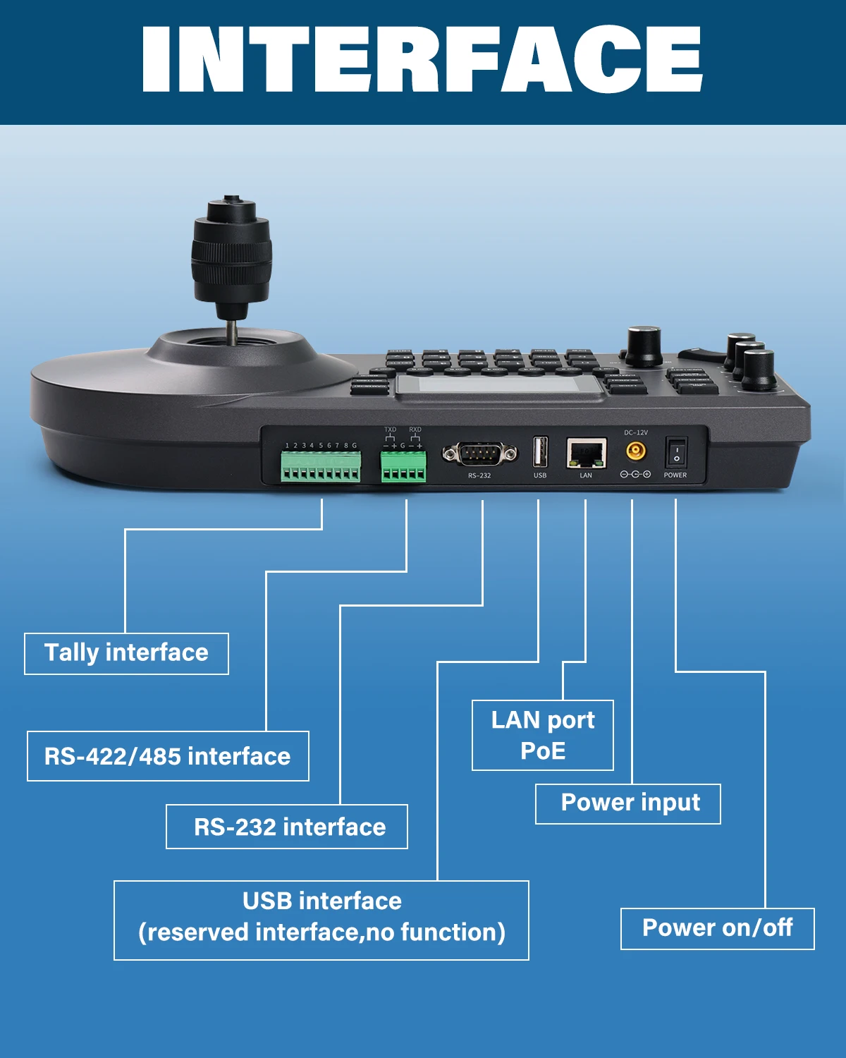 Best Price 2024 Kc608pro PTZ Controller with 4D Joystick Broadcast ...