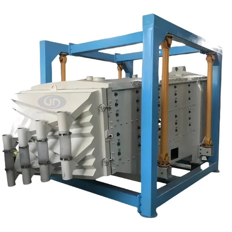 Industrial Food Grade Rectangular Rotary Sieve,high Precision Mineral ...