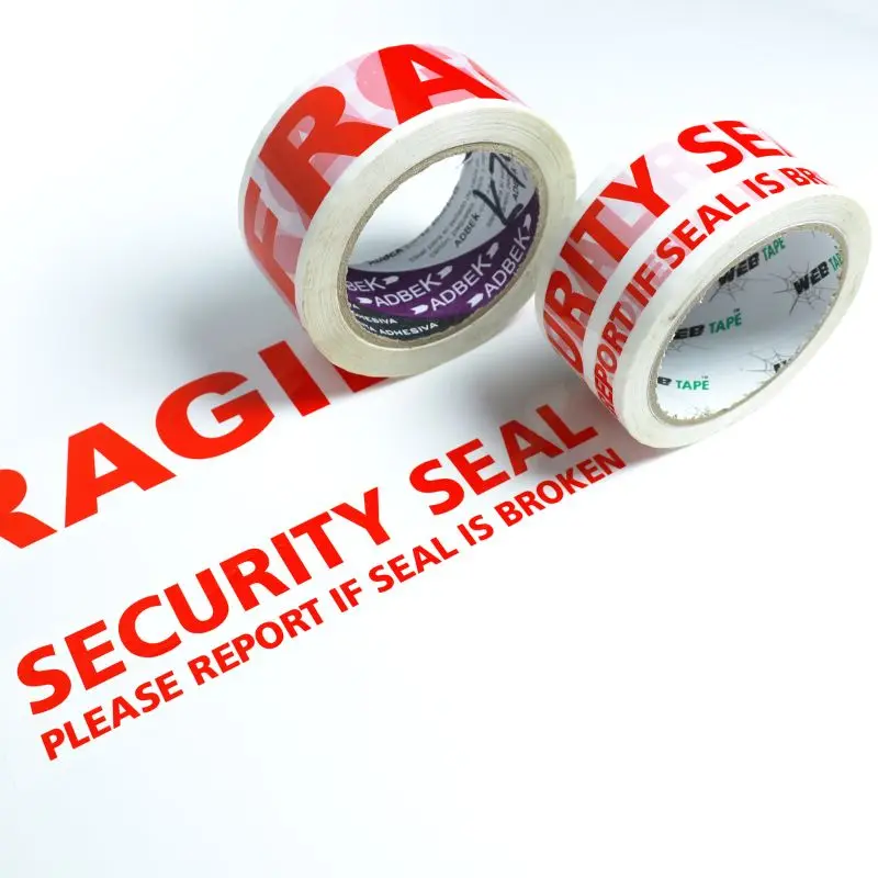 3 Inch Colorful Custom Designed Logos Bopp Packing Tape With Dispenser ...