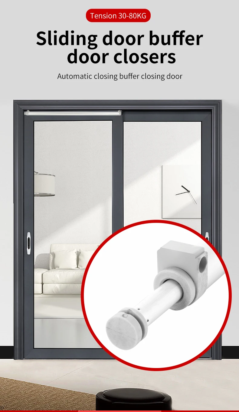 Hydraulic Automatic Sliding Door Buffer - Aluminum Alloy