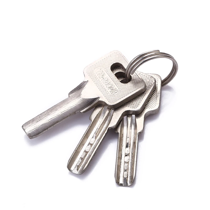 Tri-rhomb 32mm Iron Cylinder Hard Steel Lock Brass Painted Iron Padlock ...