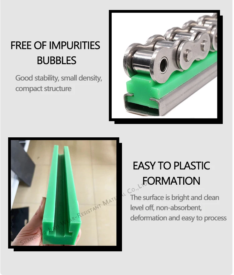 Chain Guide Plastic Uhmwpe Roller Linear Chain Profiles Conveyor Guide Rails - Buy Linear Guid ...