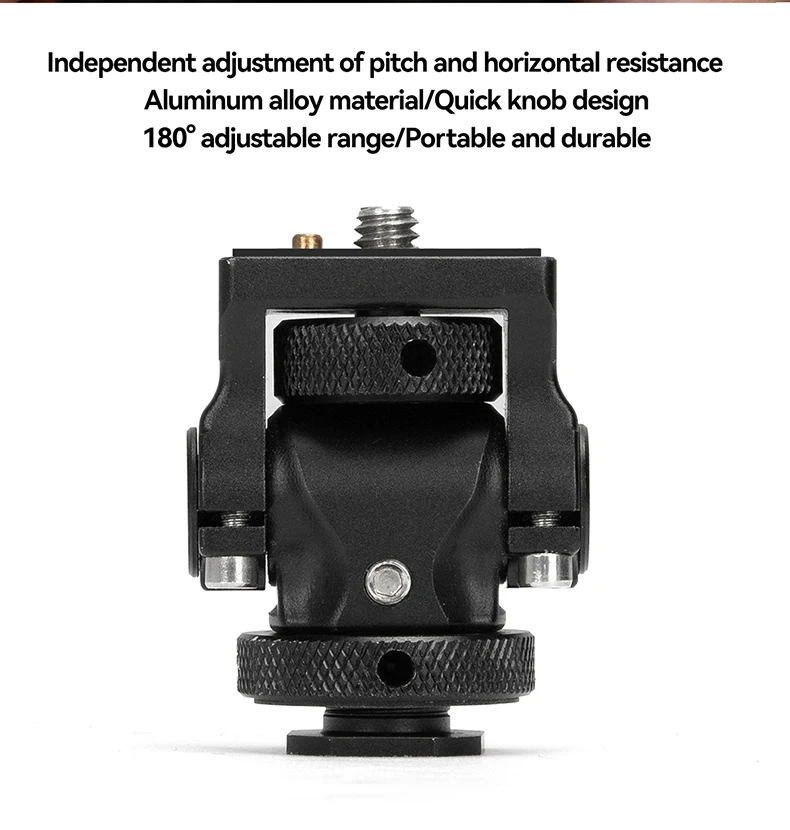 Field Monitor Holder Mini Ball Head with Cold Shoe and Arri Locating ...