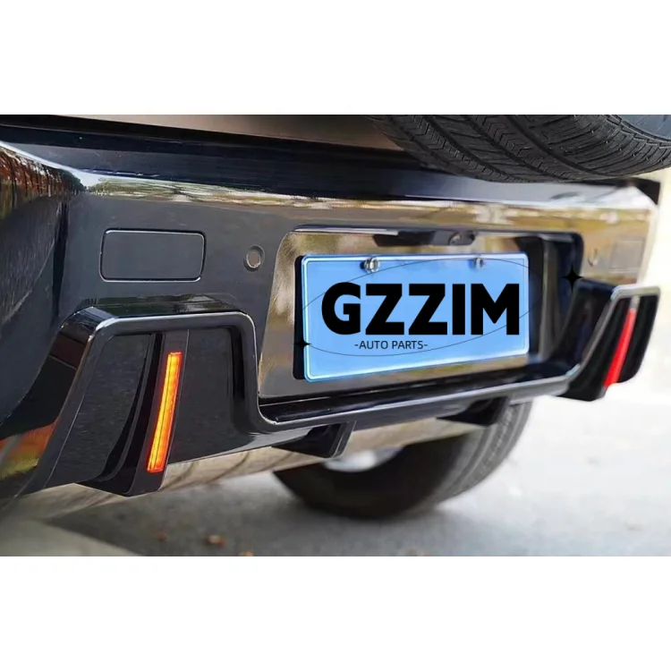 Auto Accessories Rock Style Rear Diffuser With Led For Land Rover ...