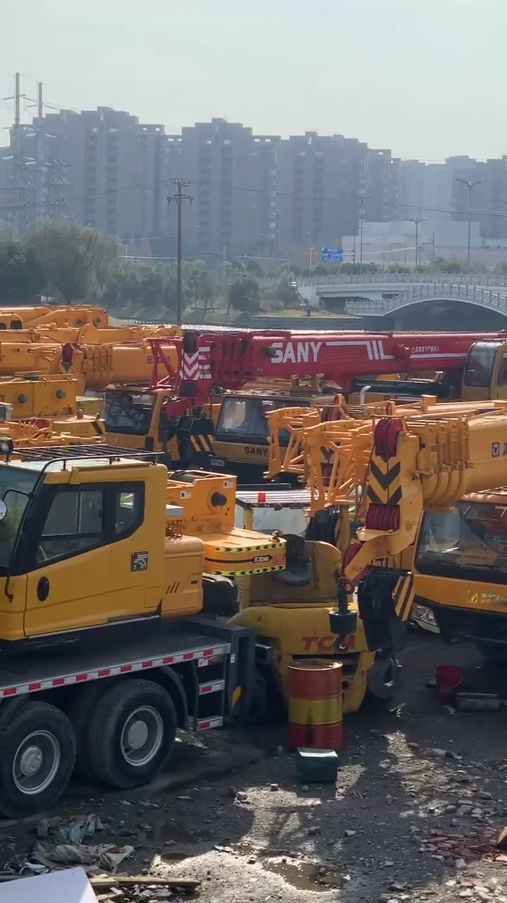 90% New Sany Stc800 Qy80k 80 Ton Used Truck Crane Sany Original Crane ...