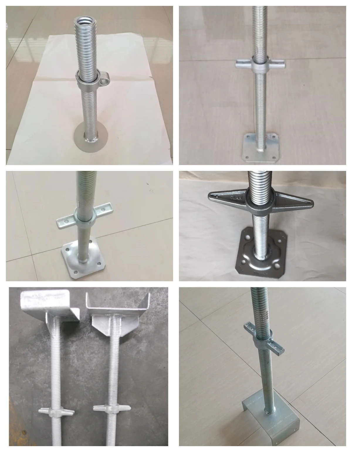 Galvanized Swivel Base Plate Scaffolding System Screw Jack| Alibaba.com