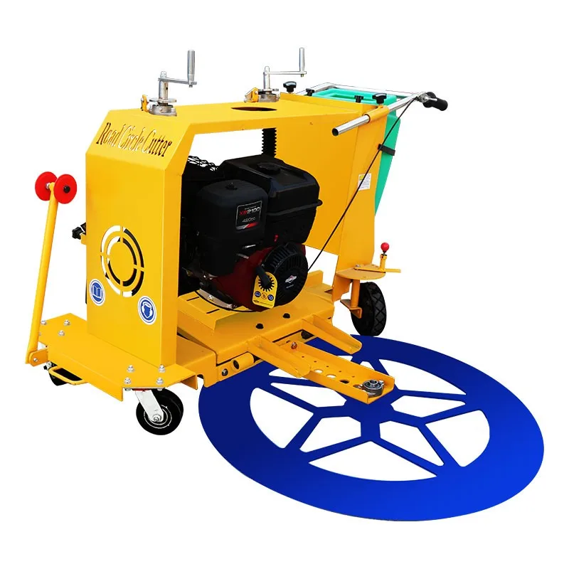 Road construction hand operated concrete cellar well cover cutter ...