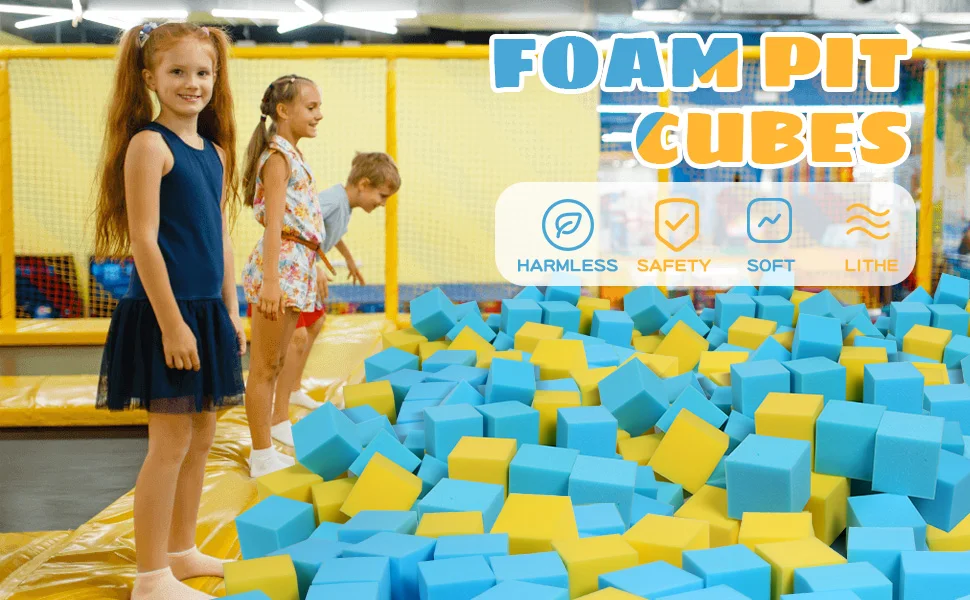 Anti Stress Foam Outdoor Bulk Children Gymnastics Trampoline Park Pool ...