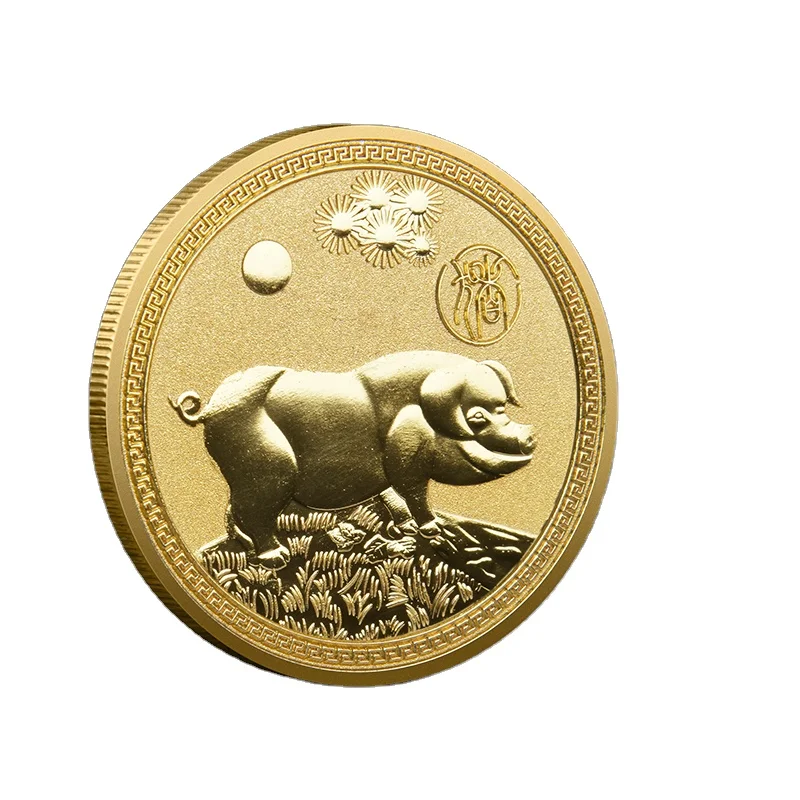 Alibaba.com: Year of the Pig 2019 Gold Plated Challenge Coins ...