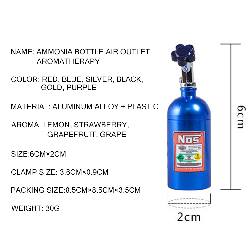 Jsz High Quality Aluminium Alloy Nos Bottle Turbocharger Parfum Vent ...