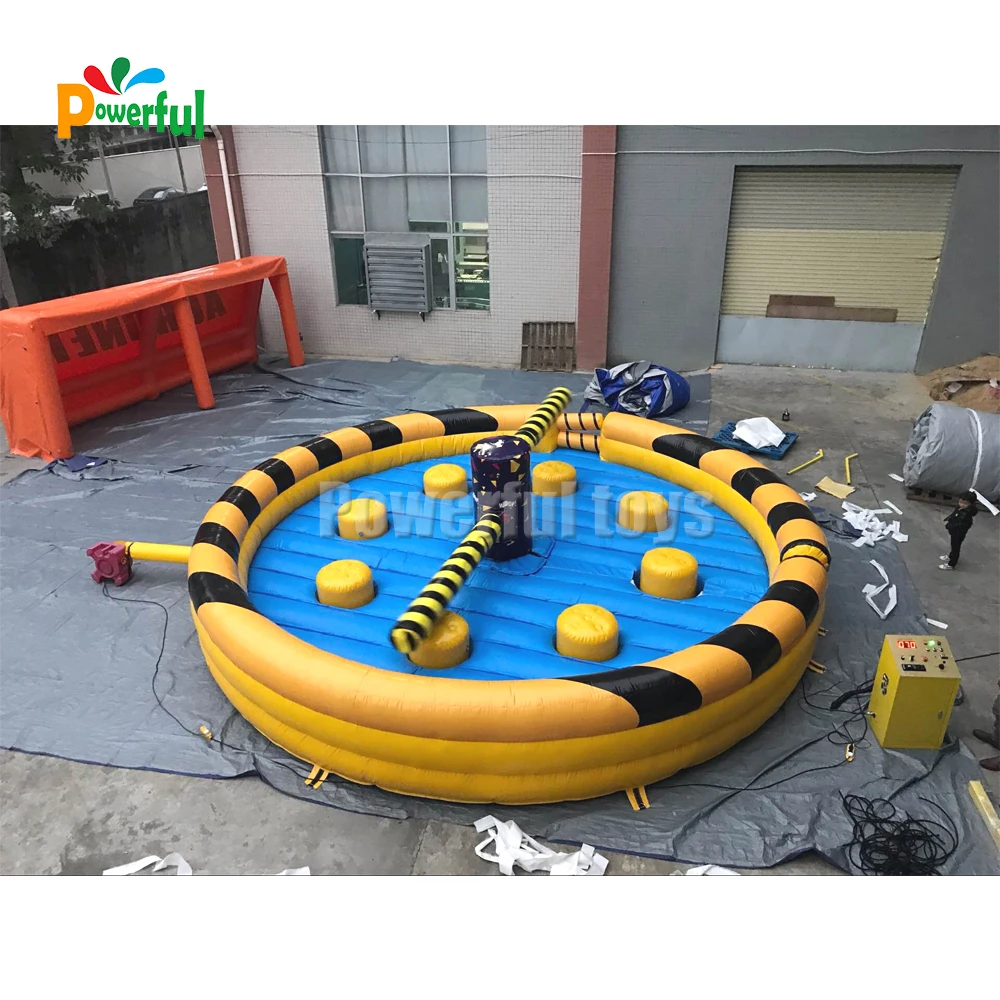 8 Players Inflatable WipeOut Machine Eliminator Arm Challenge Toxic ...