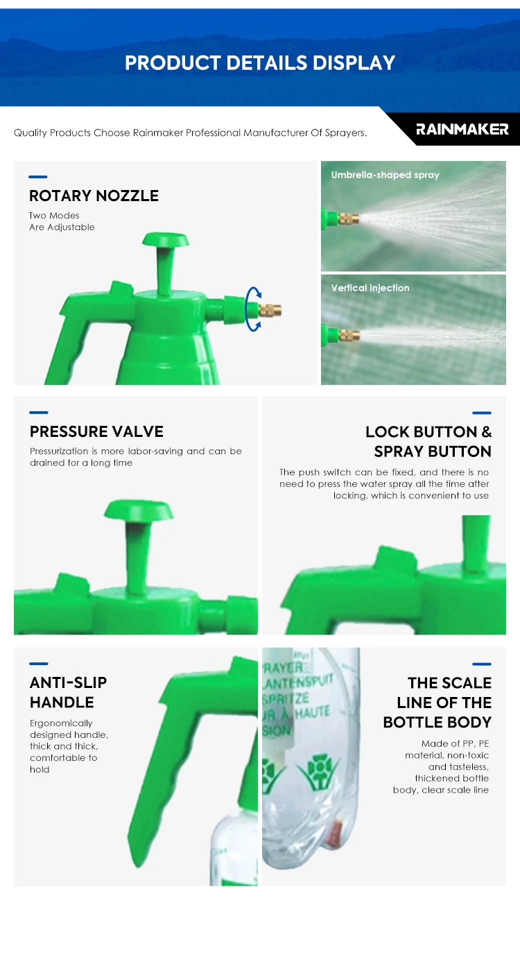 Rainmaker 1Liter Plastic Garden Water Spray Bottle| Alibaba.com