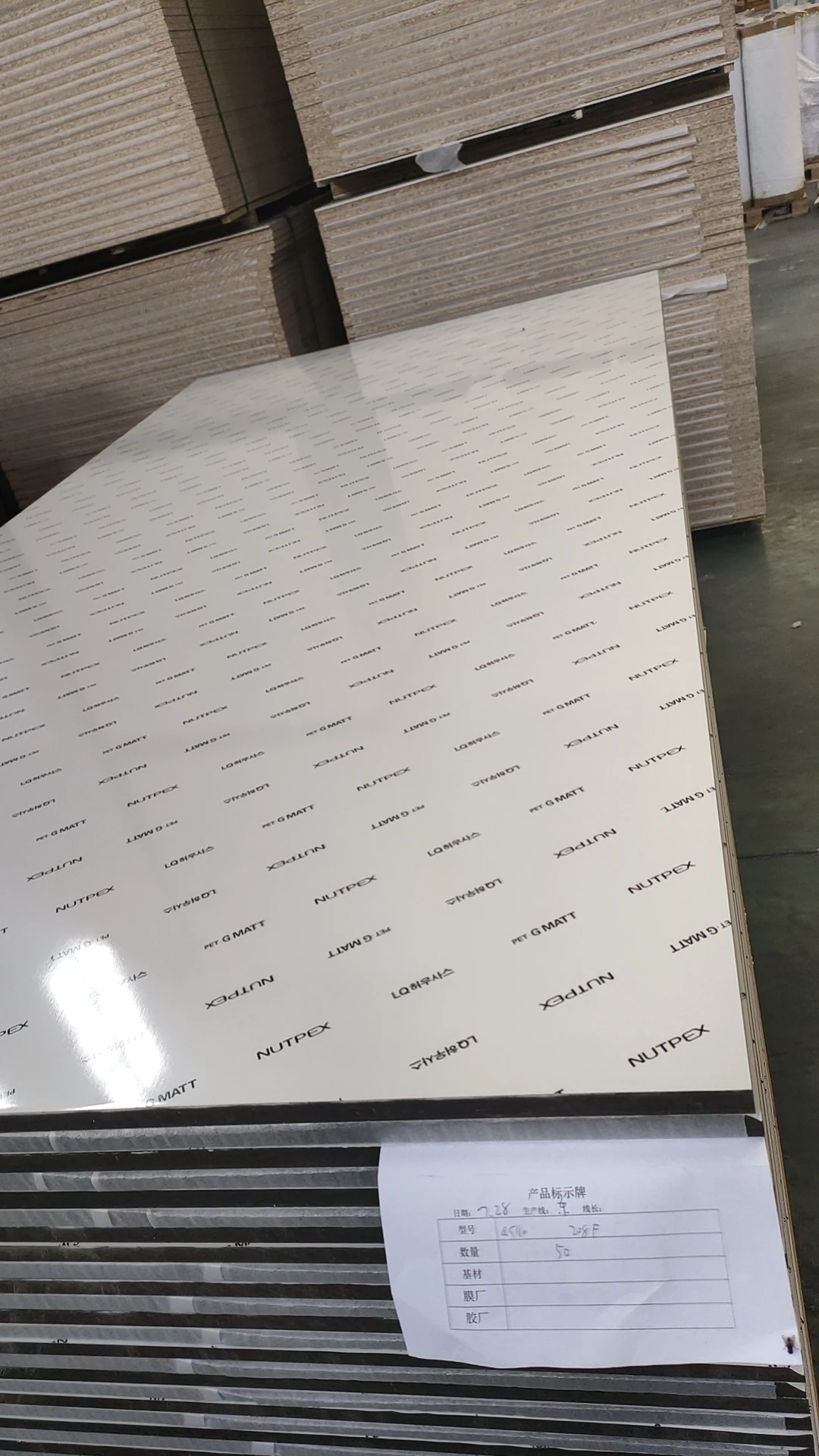 18mm Acrylic Uv Mdf/ Mirror Melamine Mdf Board Sheet Luxury Surface Melamine Board Pet Coateed ...