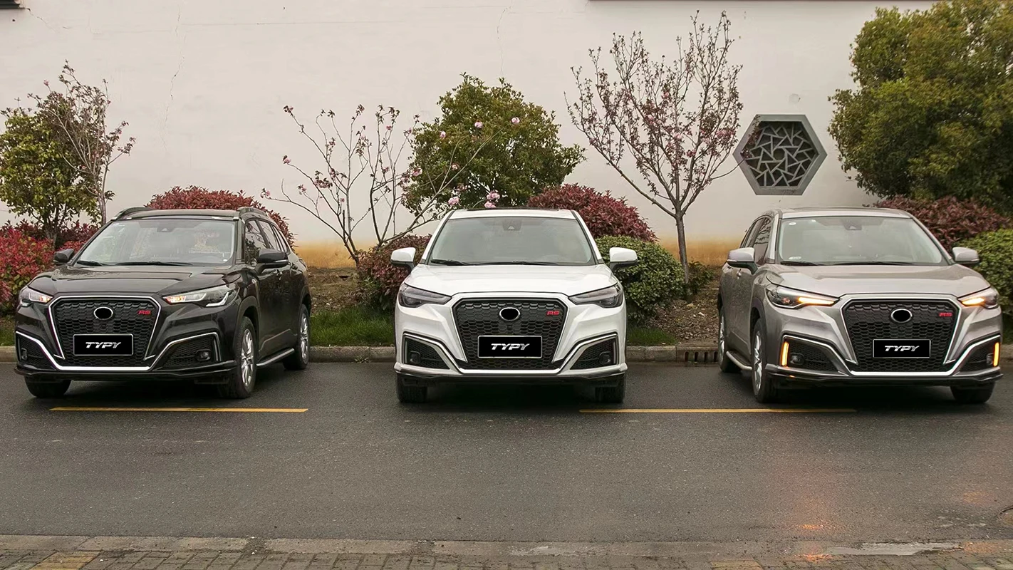 Toyota Corolla CROSS Bumper Grille Spoiler Kits for 2020-2022