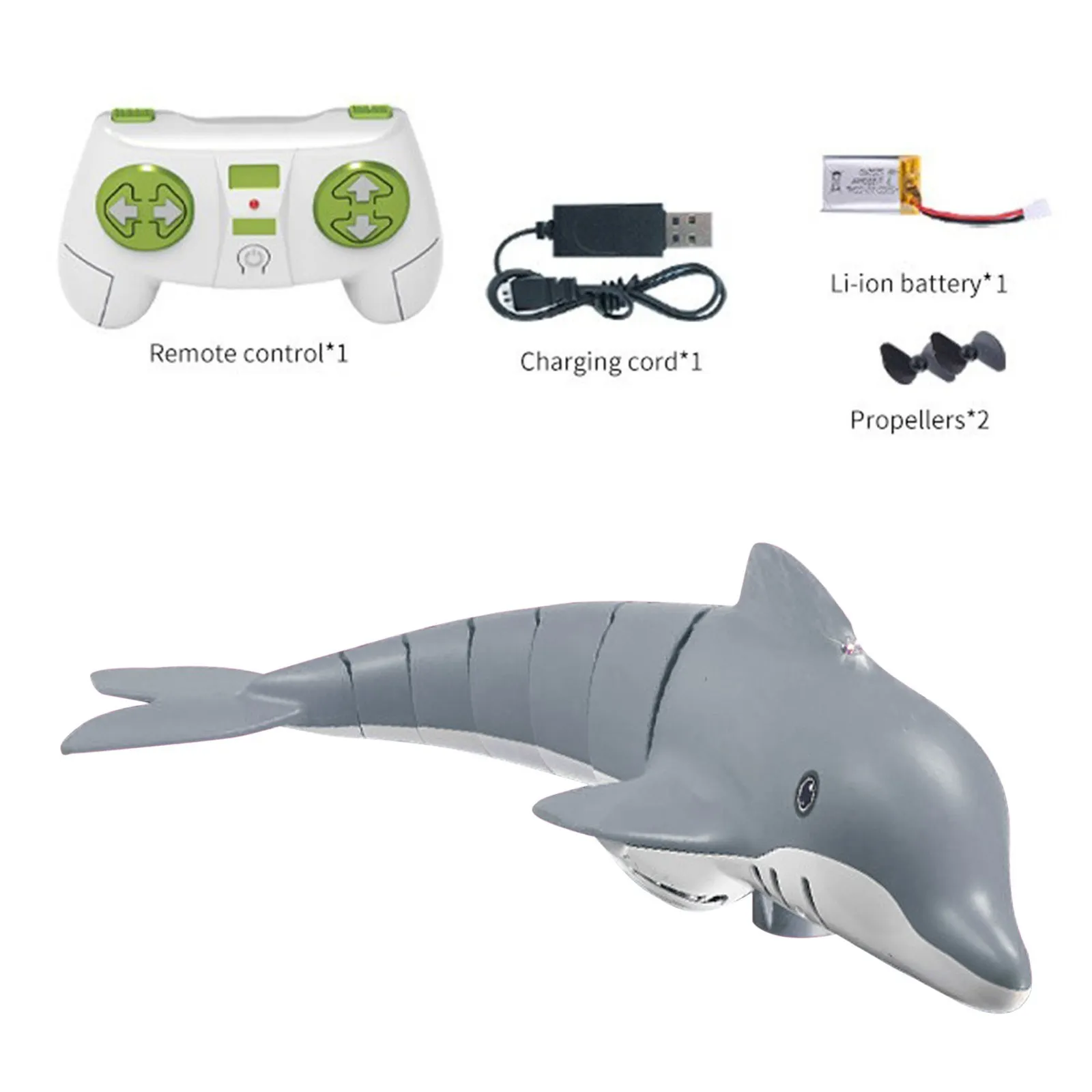 Stunt Remote Control Boat Spray Water Toys Remote Controlled Boat Shark ...