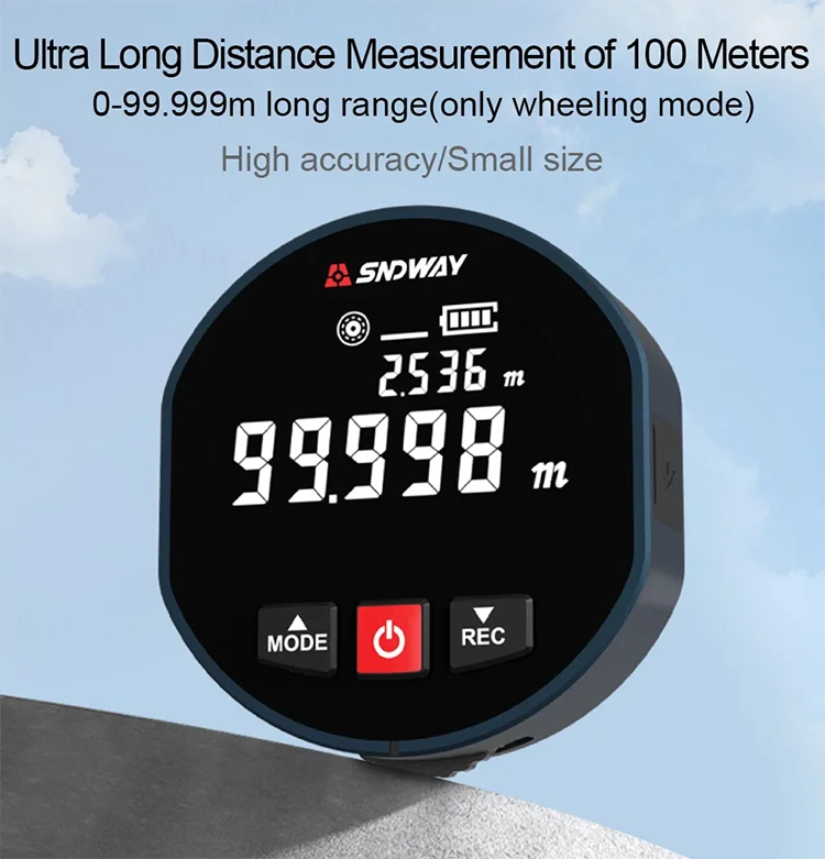 SNDWAY Rolling Tape Measure - Precision for Curvy Surfaces