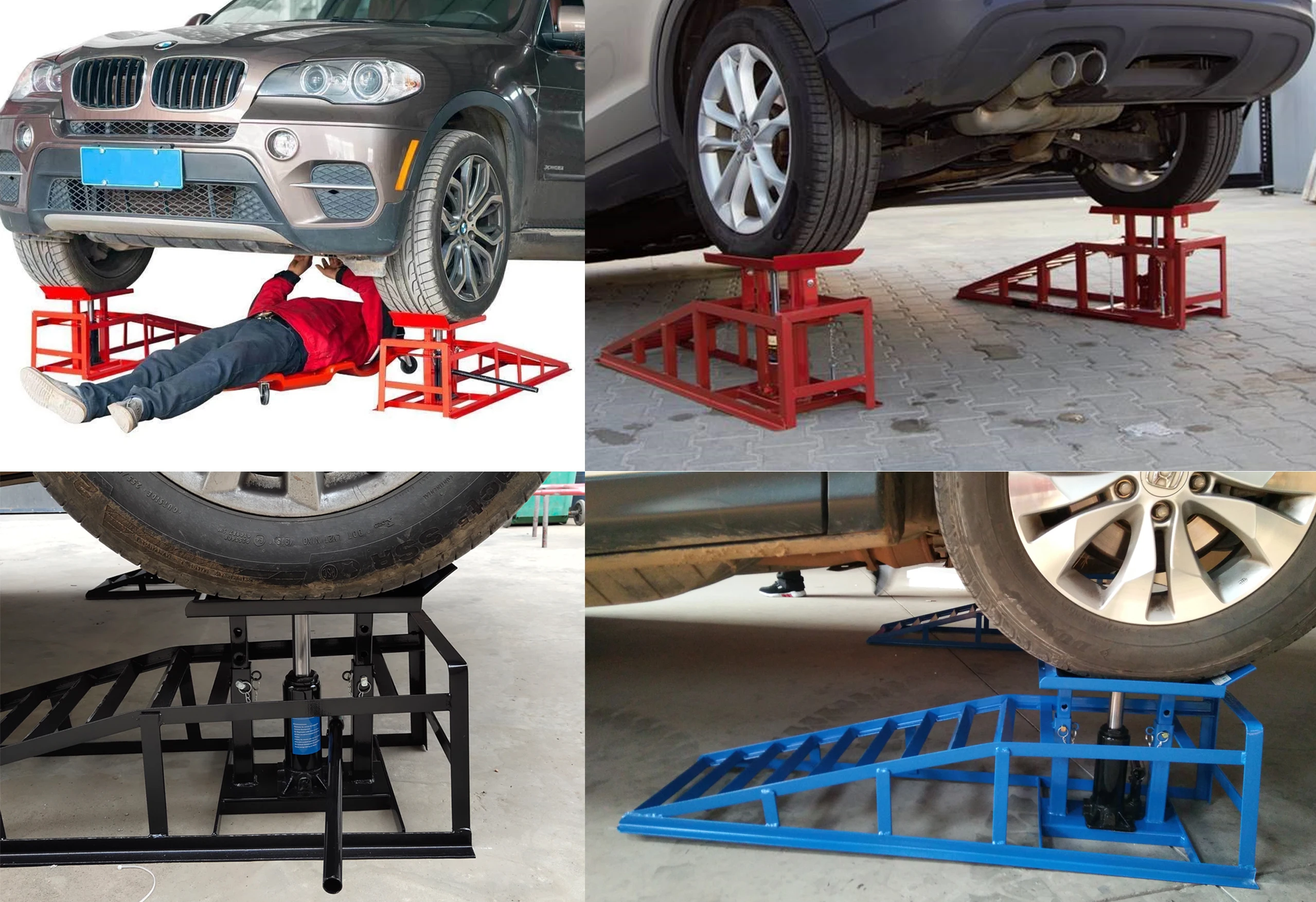 Direct Sales Adjustable Hydraulic Lifting Jack Car Ramp Garage Car ...