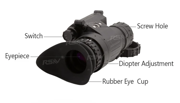 RSNV With Manual Gain Function Handheld PVS-14 PVS14 Night Vision ...