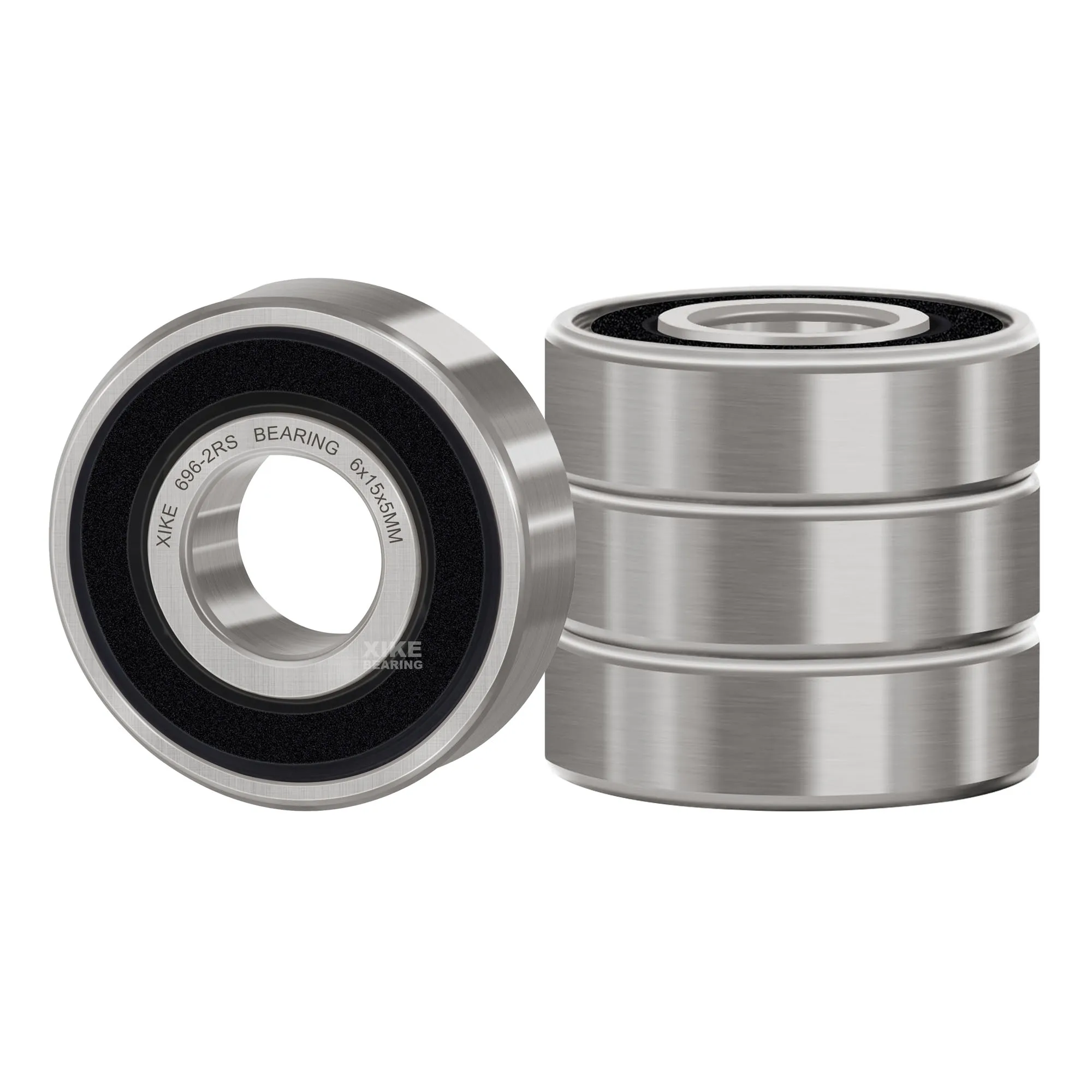 Double Rubber Seal S696-2RS Stainless Steel Deep Groove Ball Bearings ...