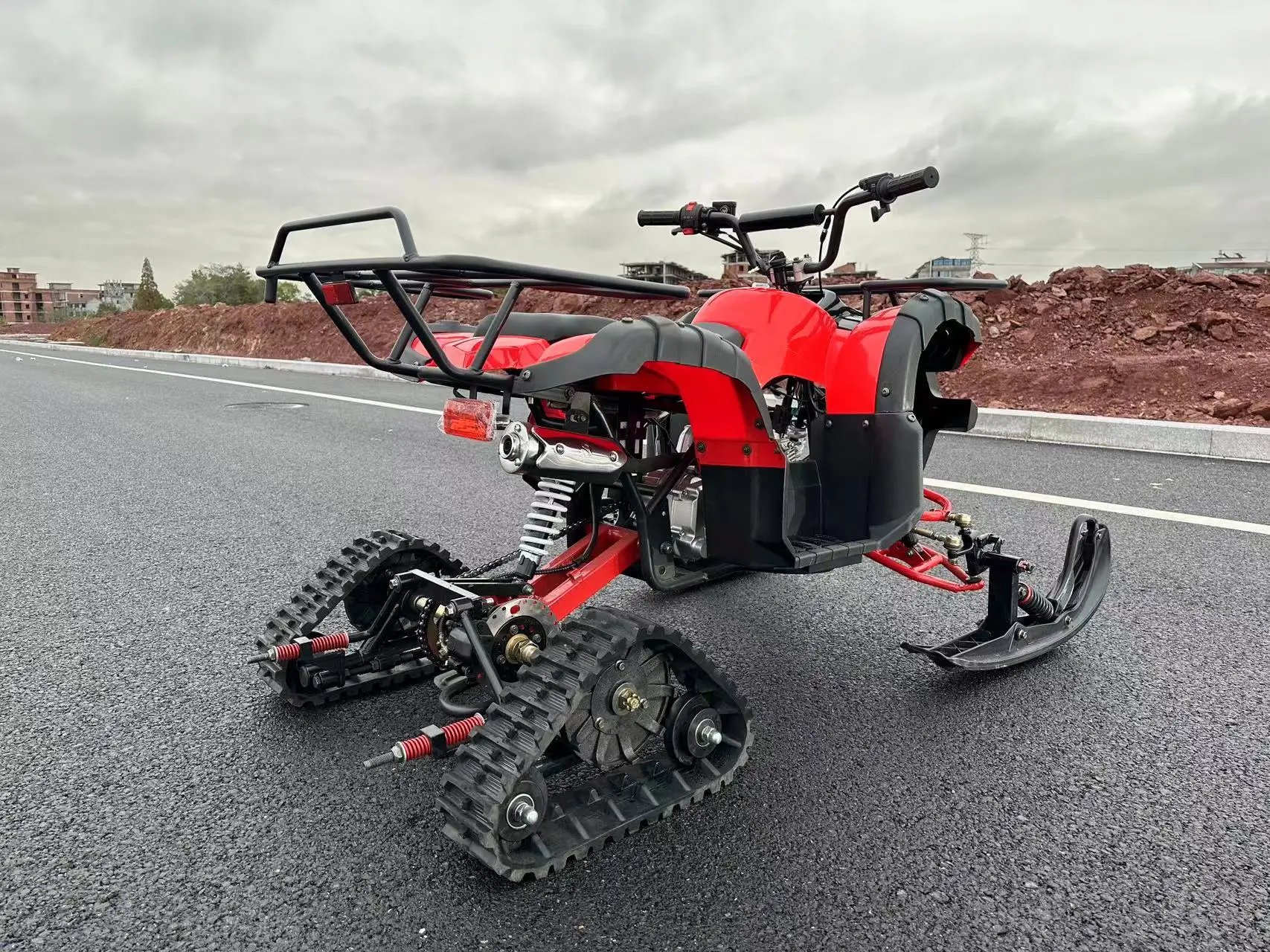 Rubber Tracks for Snowmobile, ATV, Go Kart - Retrofit & Upgrade for ...