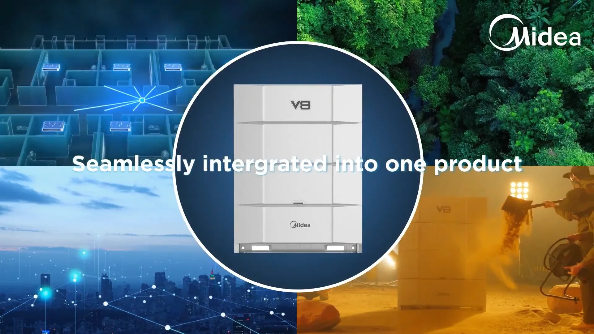 Midea V8 Vrf Outdoor Unit Evi Hyperlink Air Conditioner Refrigerant ...