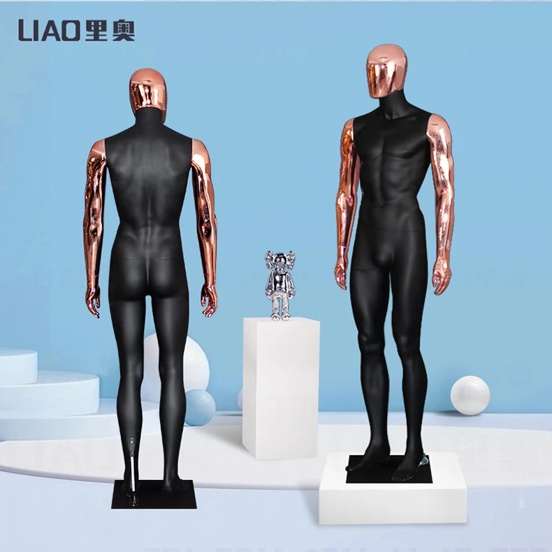 Clothing Store Fashion Korean Male Dummy Body Plating Rose Gold ...