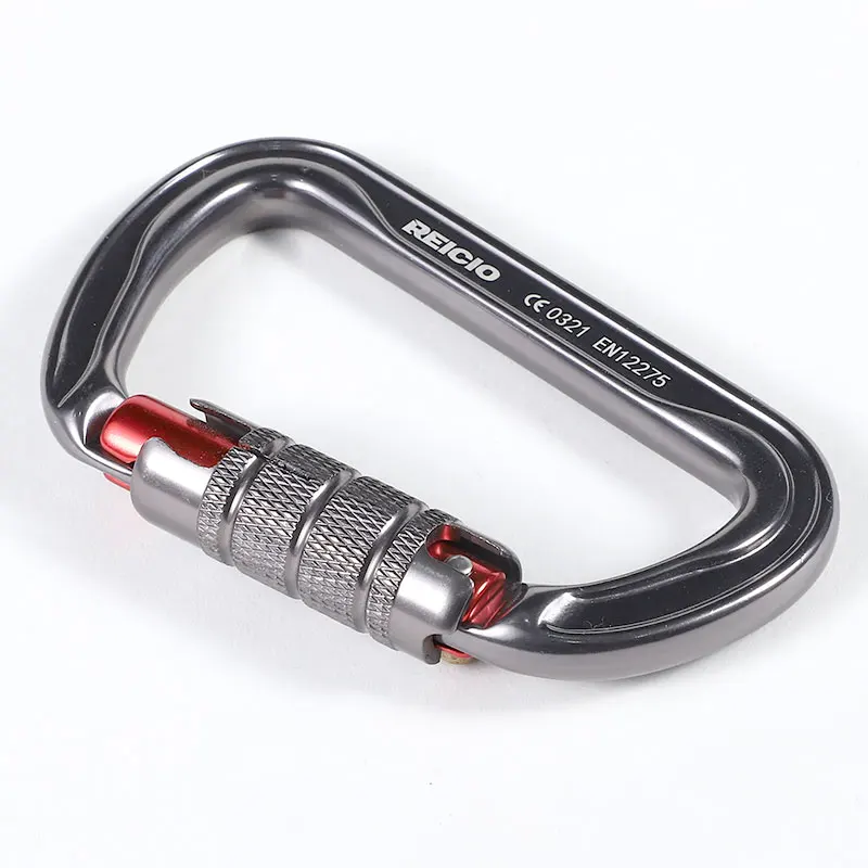 New Aviation Aluminium Carabiner Quickdraws 30kn D-shape Climbing ...
