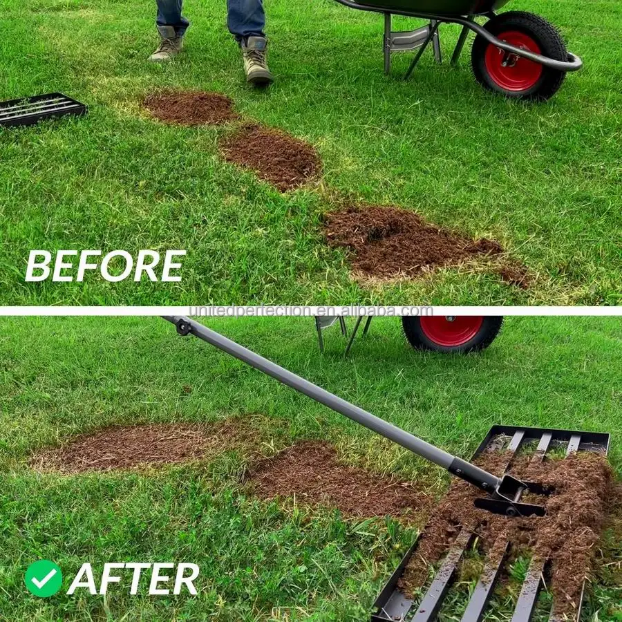 2025 Build DIY Home Lawn Tool - Durable Powder Coated Rake