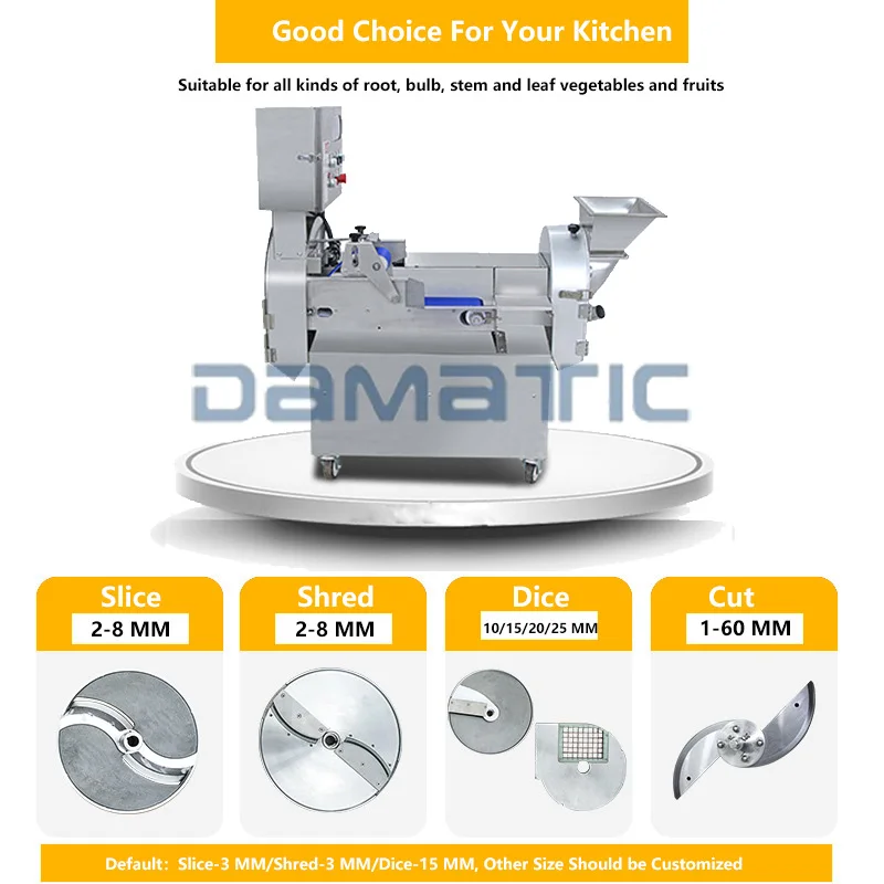 Industrial Restaurant Plantain Slicing Compact Parsley Onion Lettuce ...