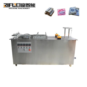 Mini Flow Packaging Wrap Machine Cellophane Over Wrapping Machine Soap ...