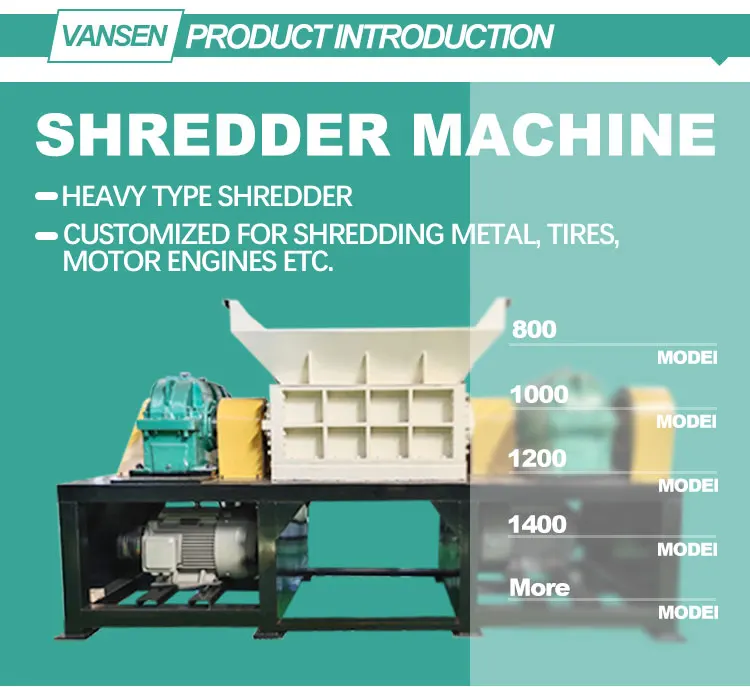 Double Shaft Wood Pallet Chipper Cardboard Plywood Waste Shredder ...