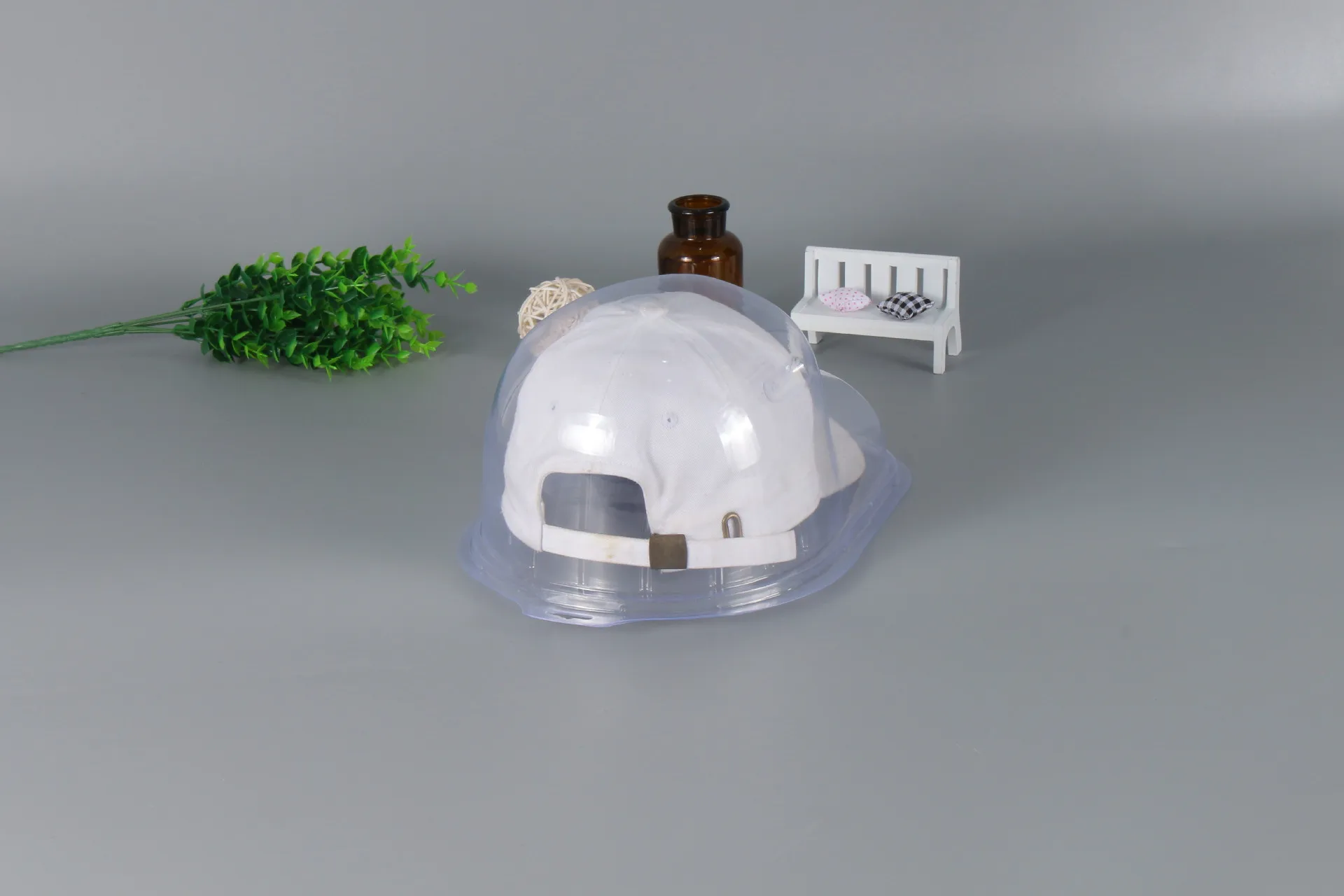 Portable Travel Hat Boxes Transparent Plastic Cap Support Hats Cap Pvc ...