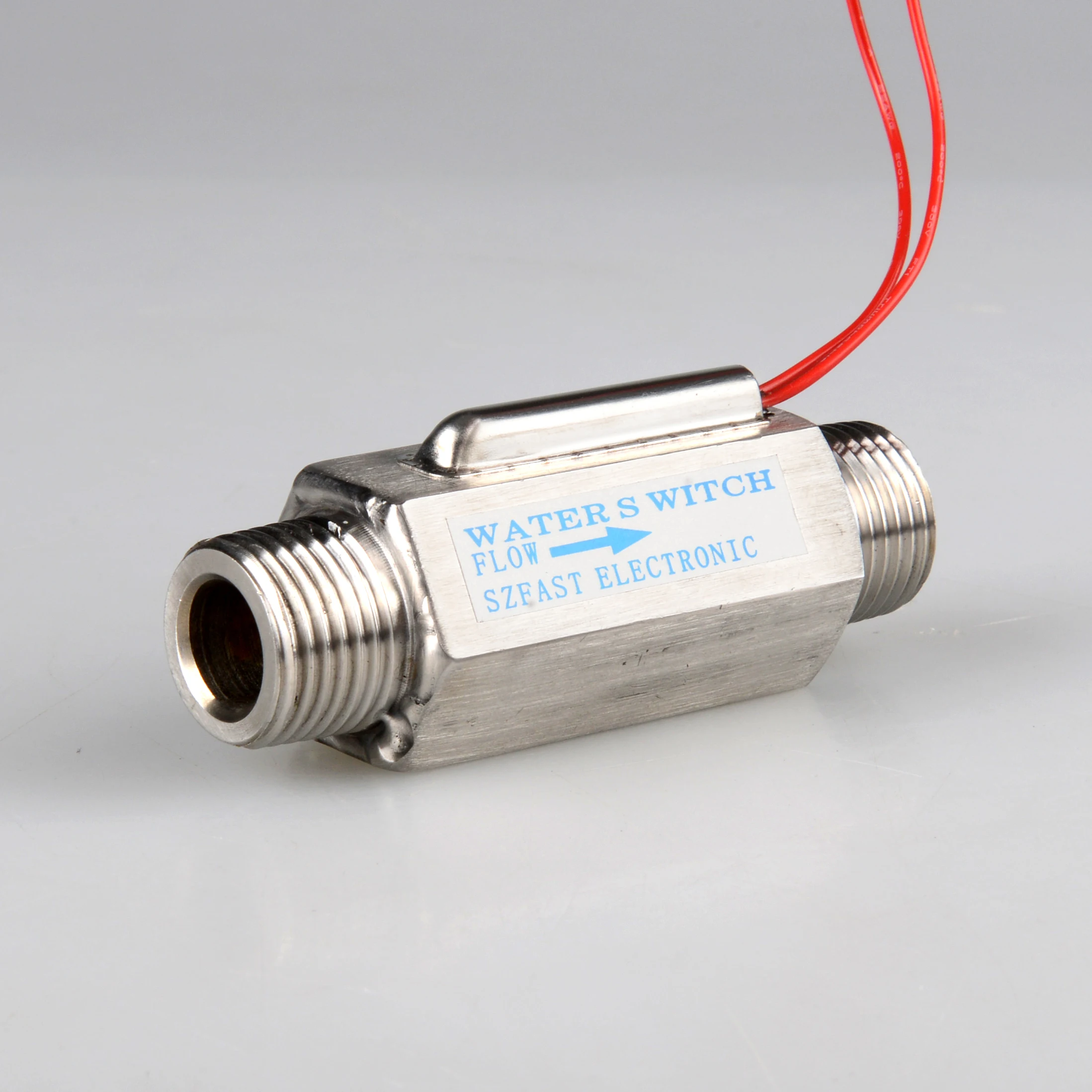 Stainless Steel Sus304 Water Flow Switch / Water Flow Sensor Vertically ...