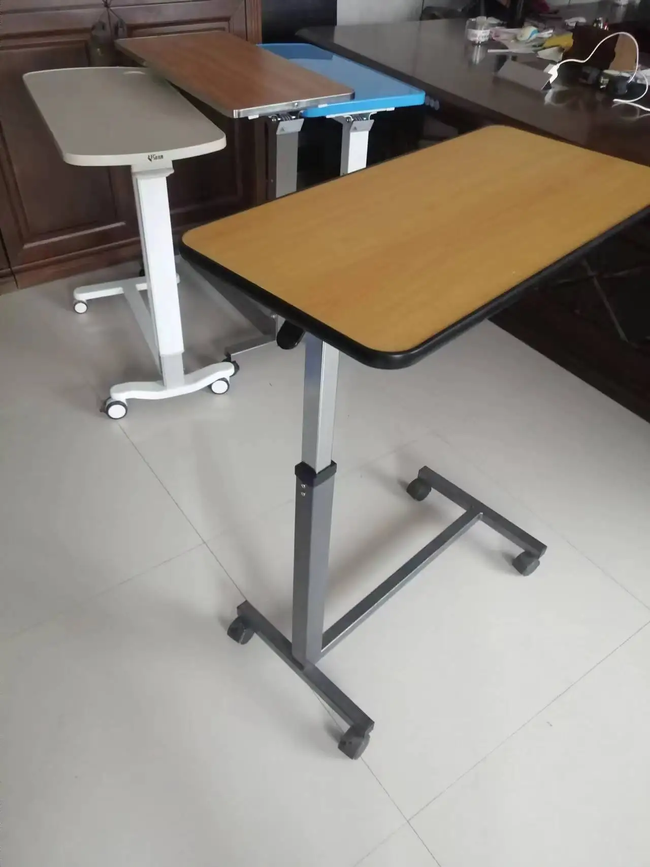 Med Table Adjustable Hospital Dining Over Bed Table High Quality ...