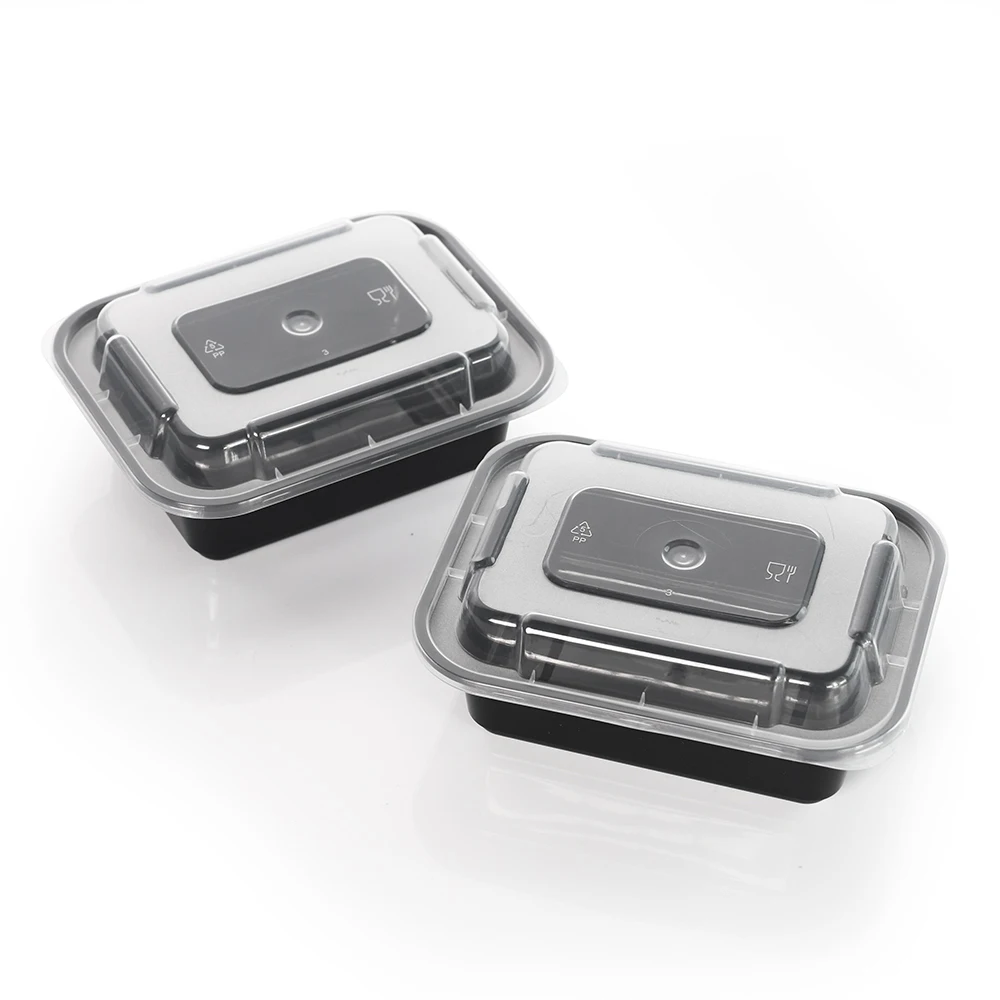 Stackable Microwavable Plastic Food Boxes for Takeaway