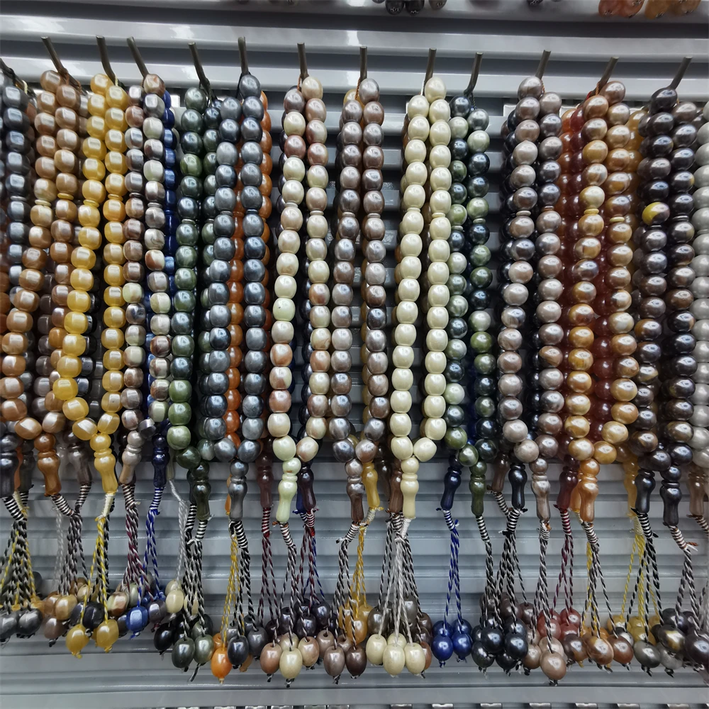 Arabic Jewelry Accessories Plating Acrylic Tasbih Prayer Beads Islamic ...