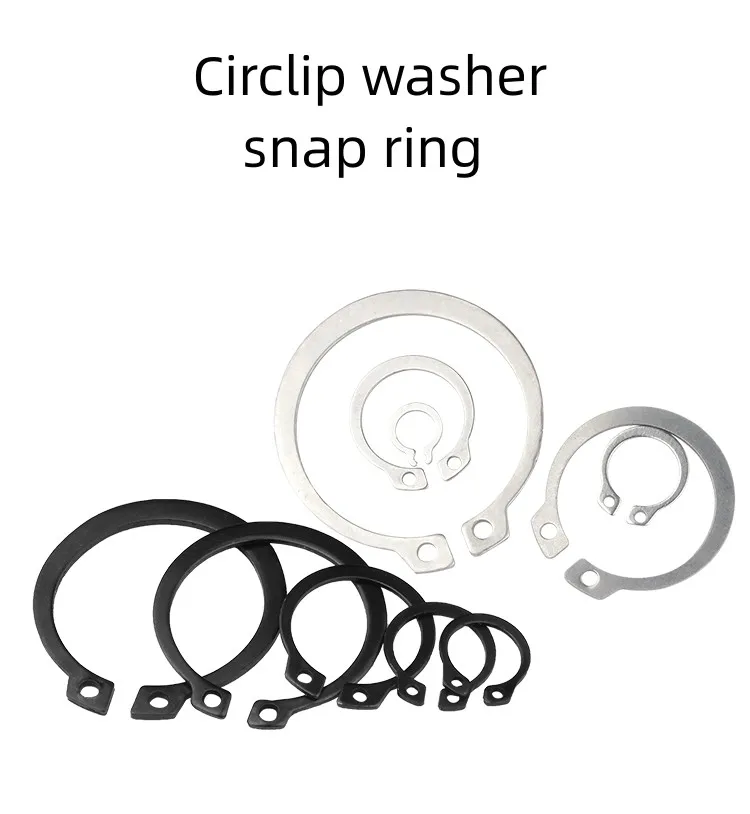 DIN471 3mm-300mm Stainless Steel External Fixing Snap Ring Circlips for Shaft Retaining Rings ...
