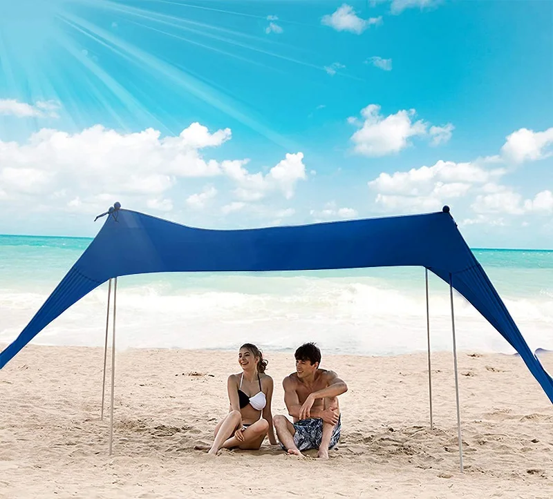 Longsen Hot Sales Uv Protection Sunproof Shelter Beach Tent Parasol Sun Shade Sunshade With ...