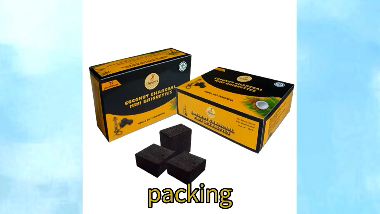 Coconut Shell Charcoal Cubes for Shisha Hookah