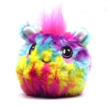 Custom Soft Foam Stuffed Embroidery Pu Colorful Plush Toys - Buy Oem ...