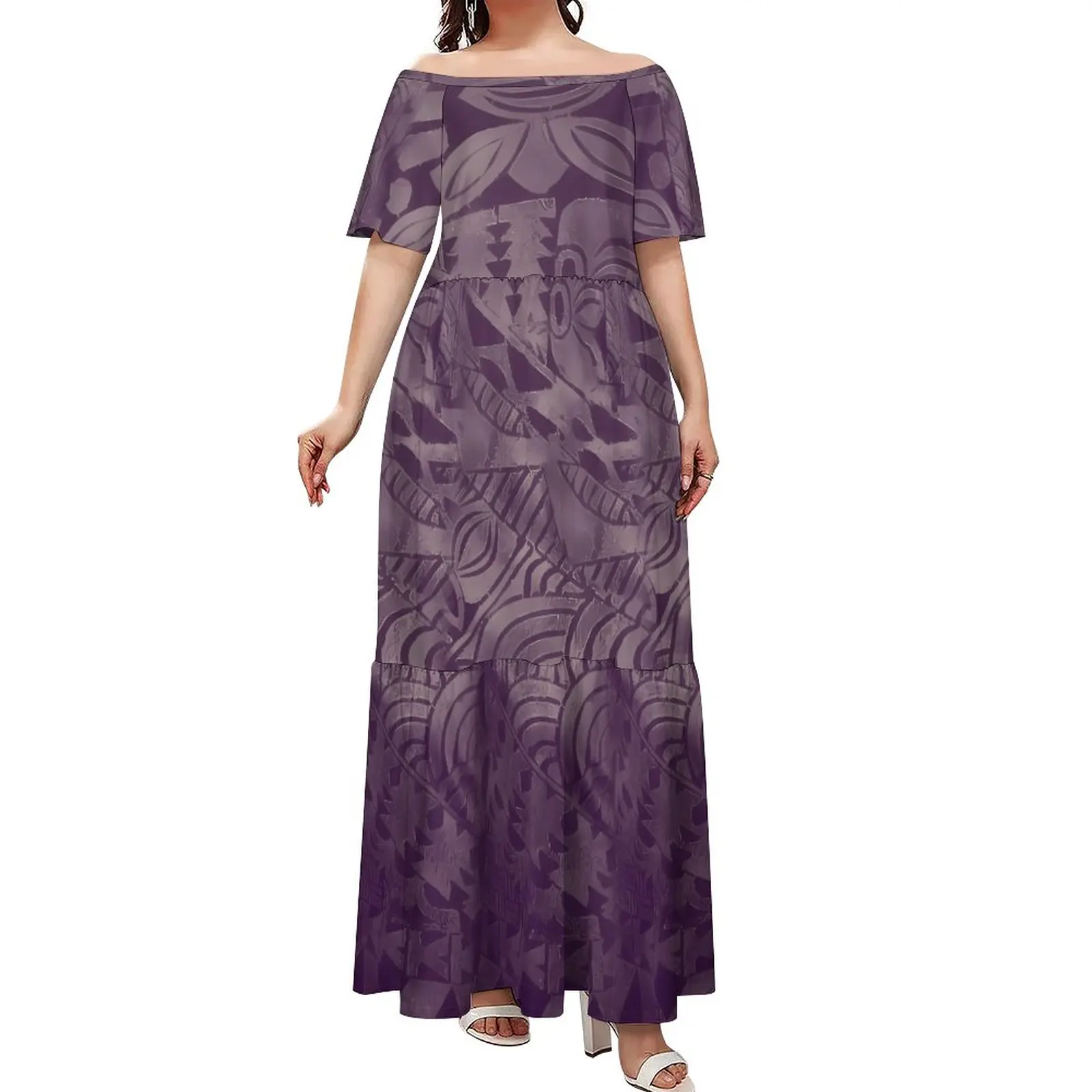 Polynesian Elei Tribal Design Custom Personality Fashion Casual Off ...