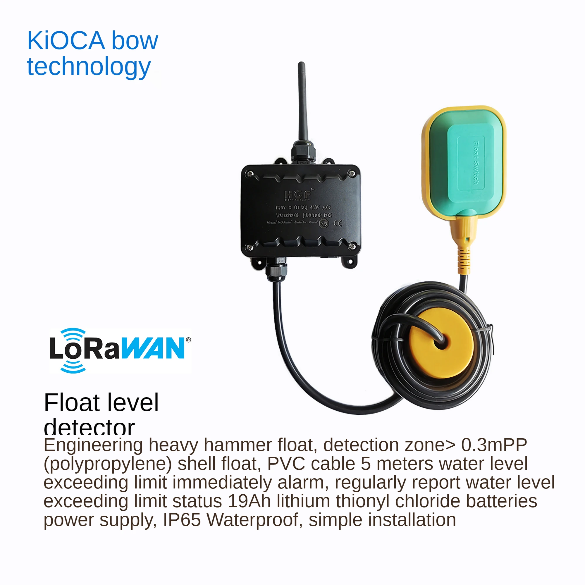 Lorawan Floating Ball Liquid Level Sensor Inspection Monitoring ...