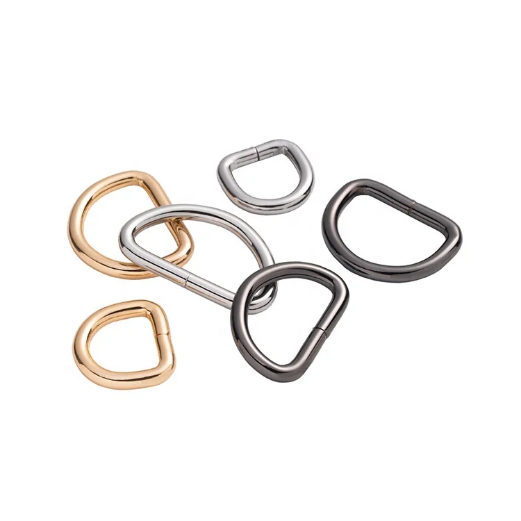 Accessories For Bags Metal D Rings Rose Gold Handbag Hardware Parts ...